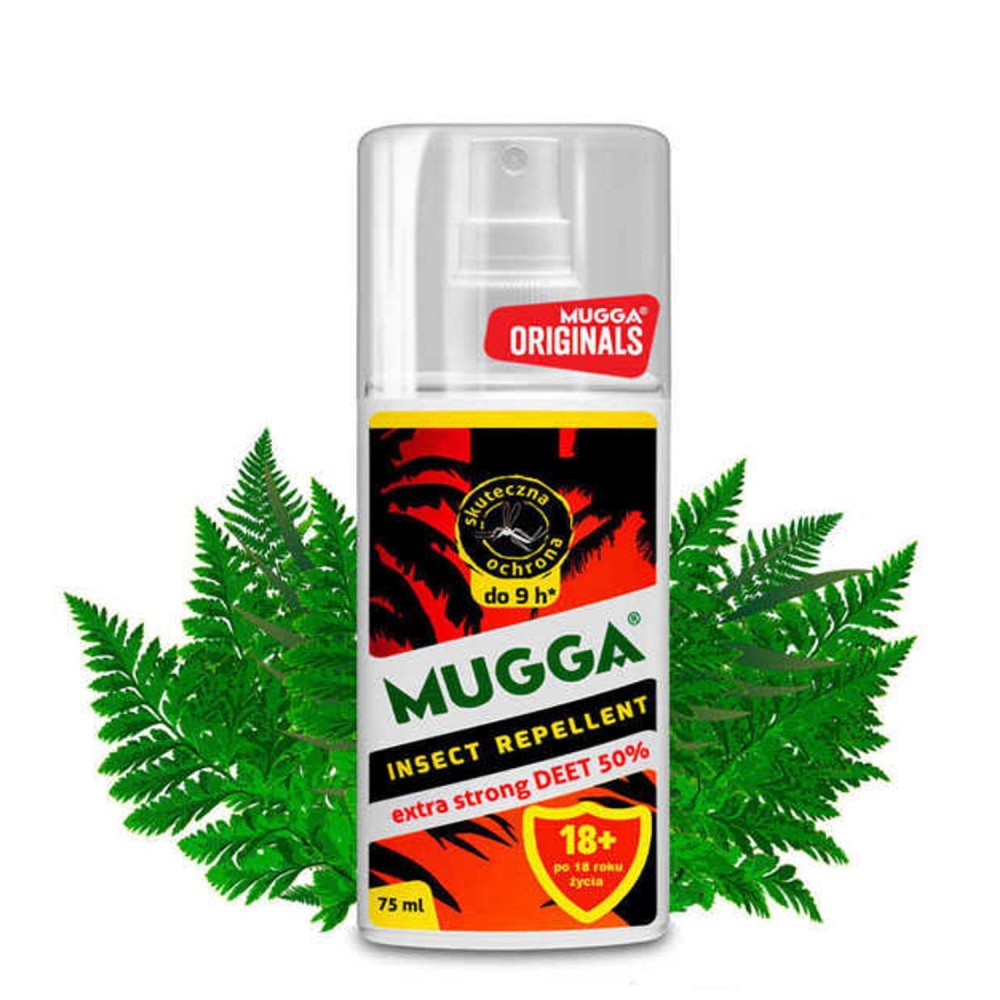 Spray na komary i kleszcze Mugga Spray Extra Strong 50% Deet 75ml w ...
